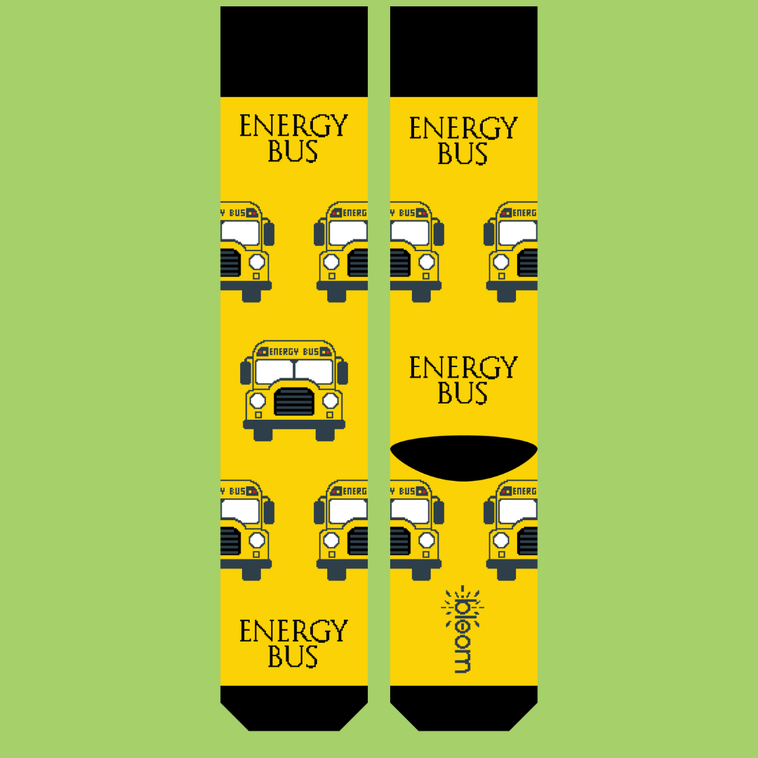 Energy Bus Yellow By Jon Gordon – Bloomin Socks